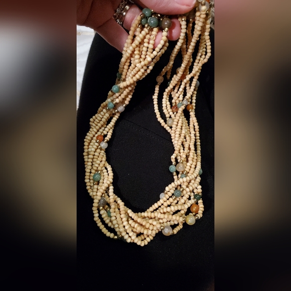 Jewelry | Vintage Multistrand Beaded Necklace | Poshmark